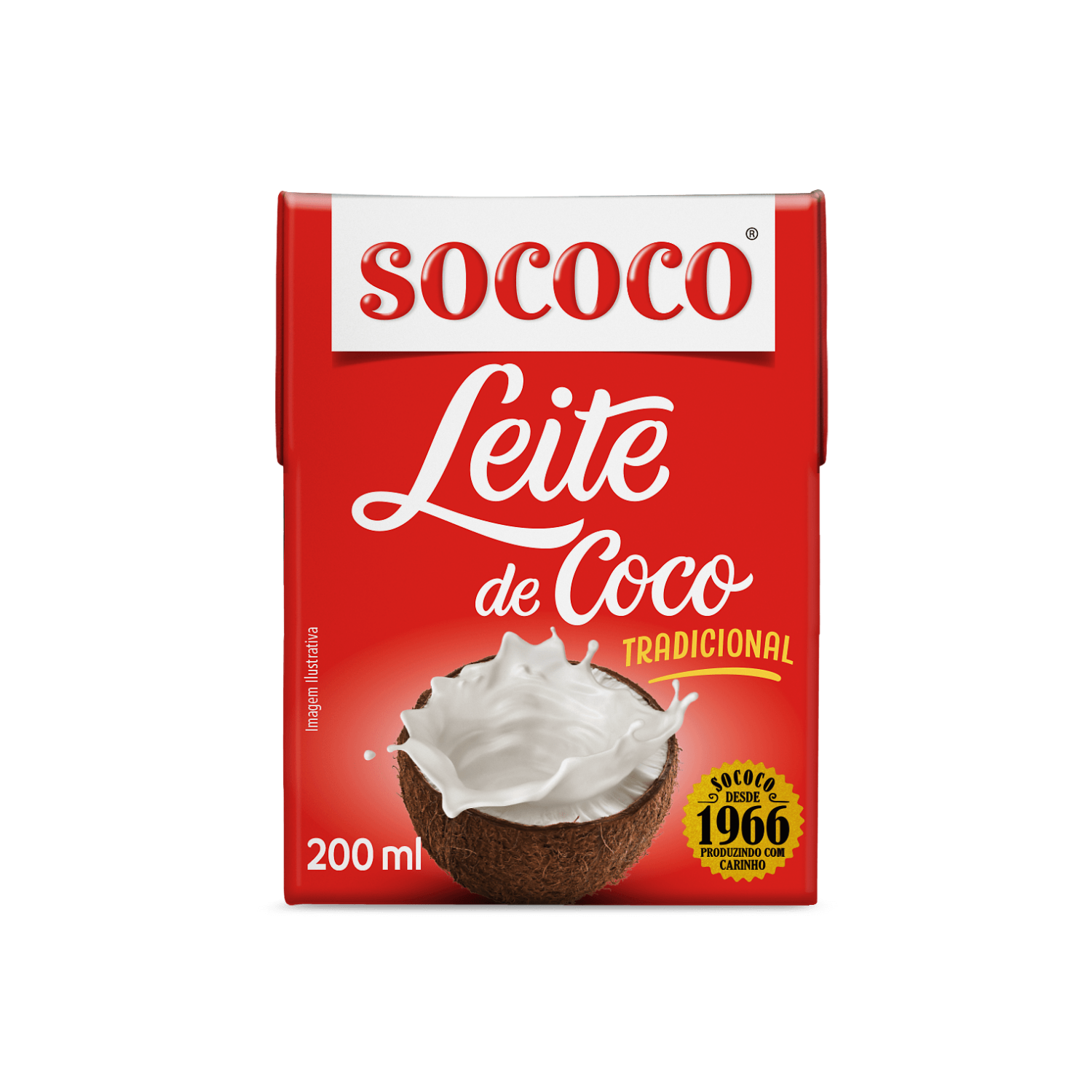 Leite De Coco Tradicional TP - Sococo 200ml - Natuk